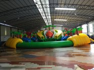 Dinosaur Slide EN 15649 Inflatable Swimming Pools For Adults