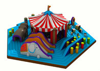 Multi Color Circus Hippopotamus EN14960 Inflatable Fun Land