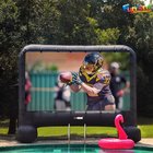 15ft Portable Home Theater Screen Inflatable Blow Up Projector Movie Screen for Yard