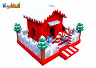 Christmas Jumping Castle 220V Inflatable Holiday Decorations