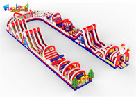 Christmas Santa 5K Crazy Inflatable Obstacle Course Rental