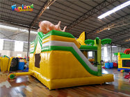 Cartoon Fox Blow Up Slide SGS Indoor Inflatable Bounce Houses