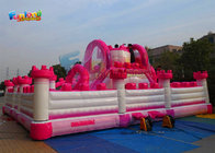 Pink Castle Party 1.5HP Blower Inflatable Indoor Playground