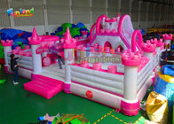 Pink Castle Party 1.5HP Blower Inflatable Indoor Playground