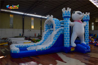 Bear Jumping Castle TUV Inflatable Bounce Houses With Slide