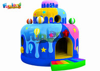 420D Inflatable Holiday Decorations Bouncy Castle For Birthday Parties