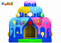 420D Inflatable Holiday Decorations Bouncy Castle For Birthday Parties