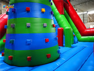All In On Backyard 120V Inflatable Slide With Climbing Wall
