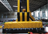 Yellow Black PVC Stunt Jump 8.54m Inflatable Sport Games